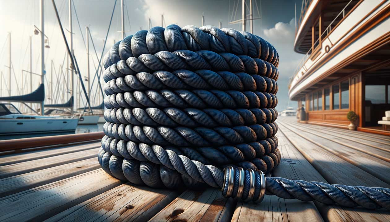 High Strength Double Braided Marine Rope for Mooring