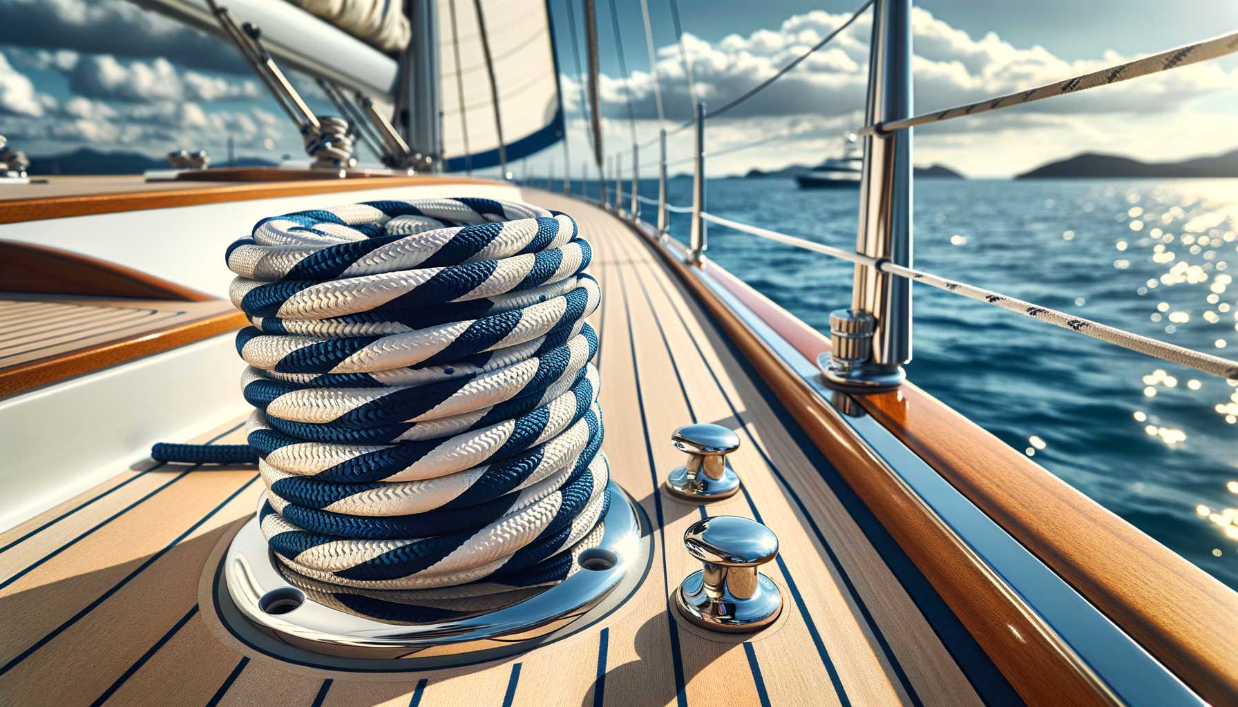 8mm to 12mm Double Braid Polyester Yacht Ropes