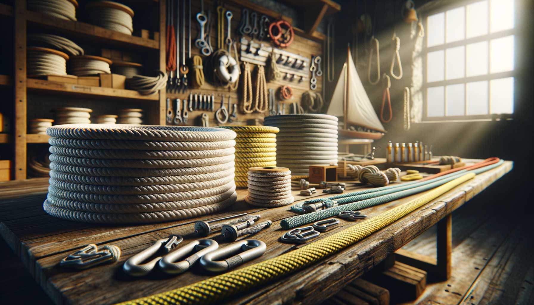 Exploring Polypropylene and Braided Nylon Rope Uses