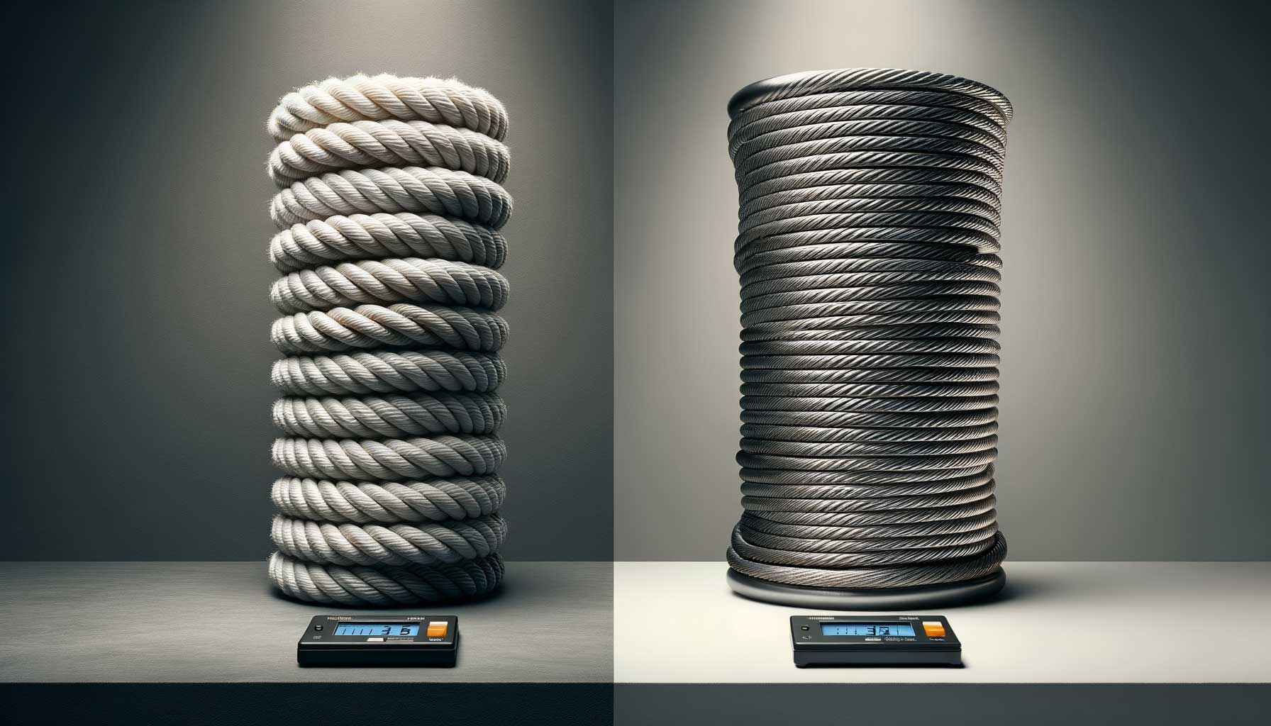 White Nylon Twine vs Steel Rope Advantages