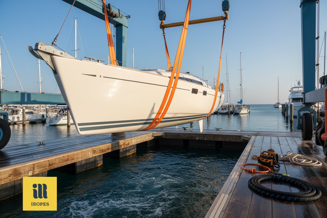 Why Flat Webbing Slings Protect Marine Gear Like Magic