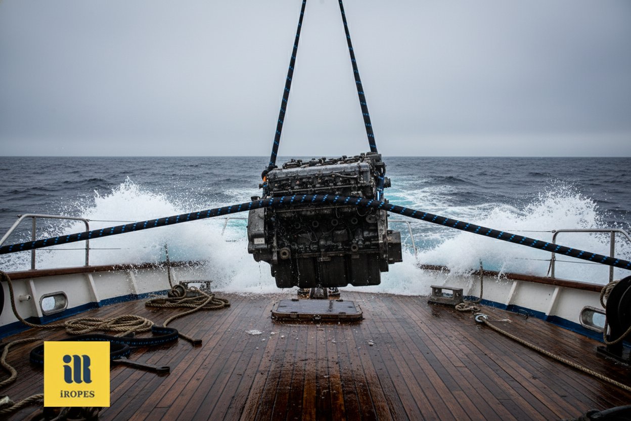 Why 2 Ton Lifting Slings Cut Capacity in Half at Sea