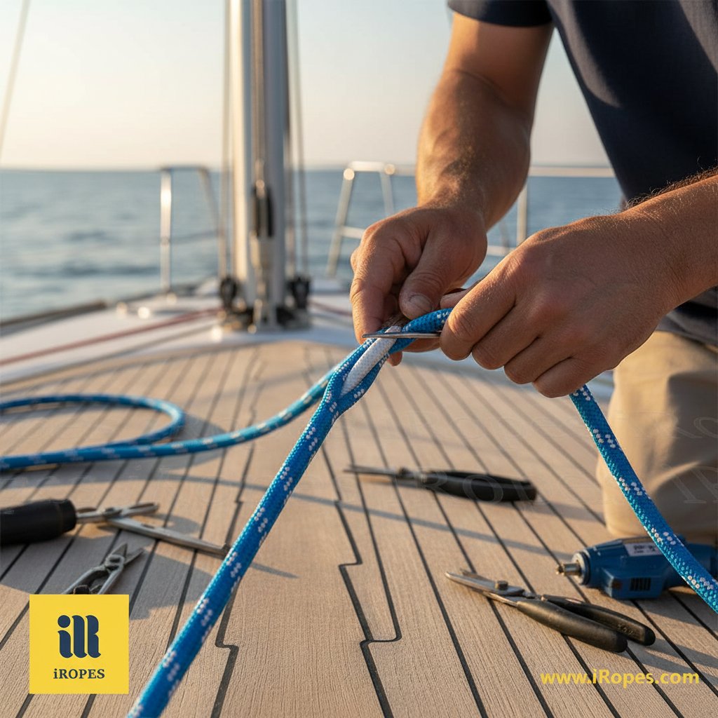 The Halyard Splice That Fixes Wrong Length and Line Size