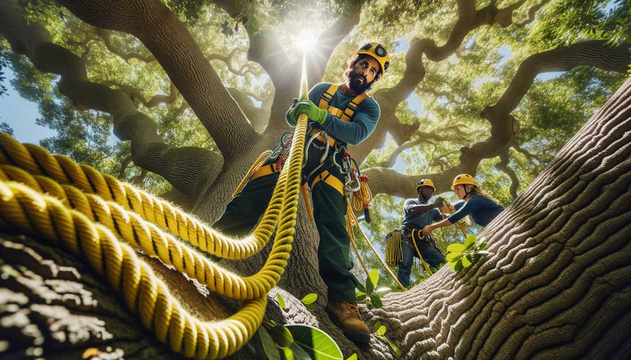 The Power of Nylon Pulling Rope in Tree Work